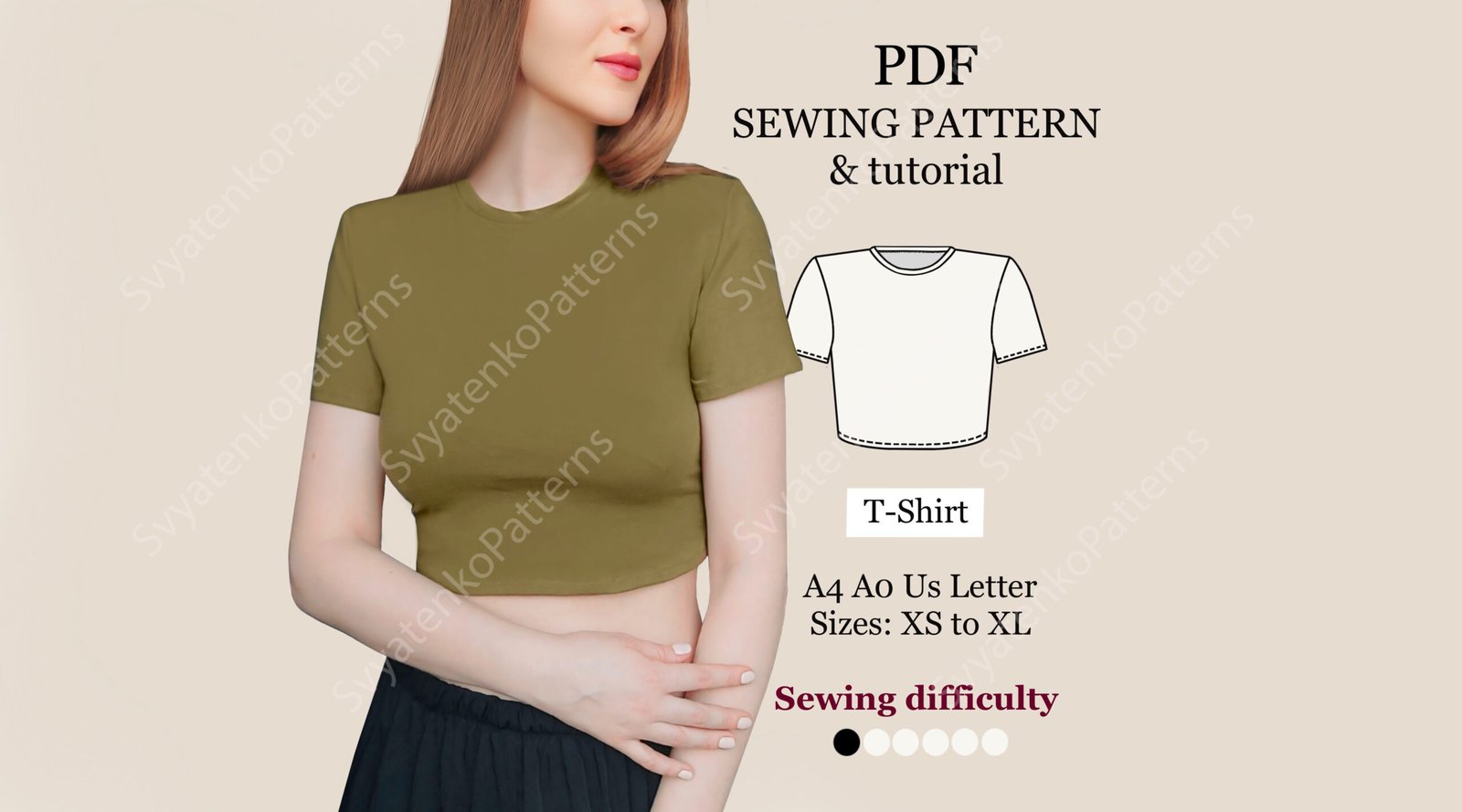 Off the Shoulder Long Sleeve Shirt Pattern| XS-XXL| Instant Download ...